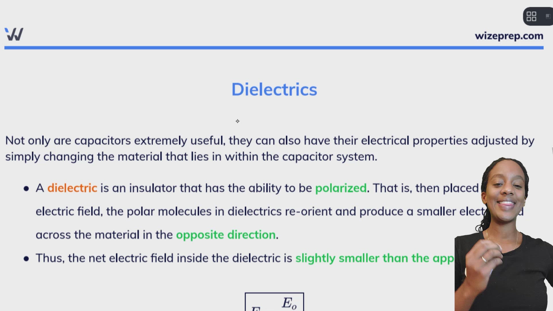 Capacitance and Dielectrics - Wize University Physics Textbook (Master ...