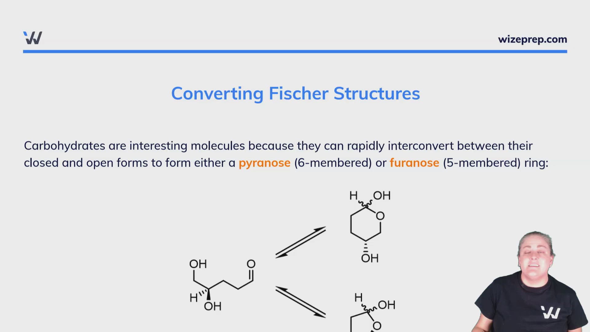Converting Fischer Structures - Wize University Organic Chemistry ...