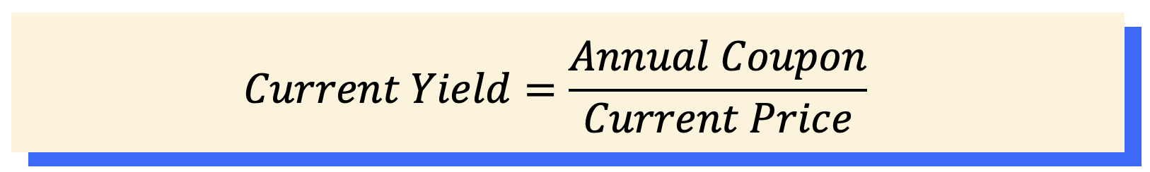 The Current Yield - Wize University Introduction to Finance Textbook ...