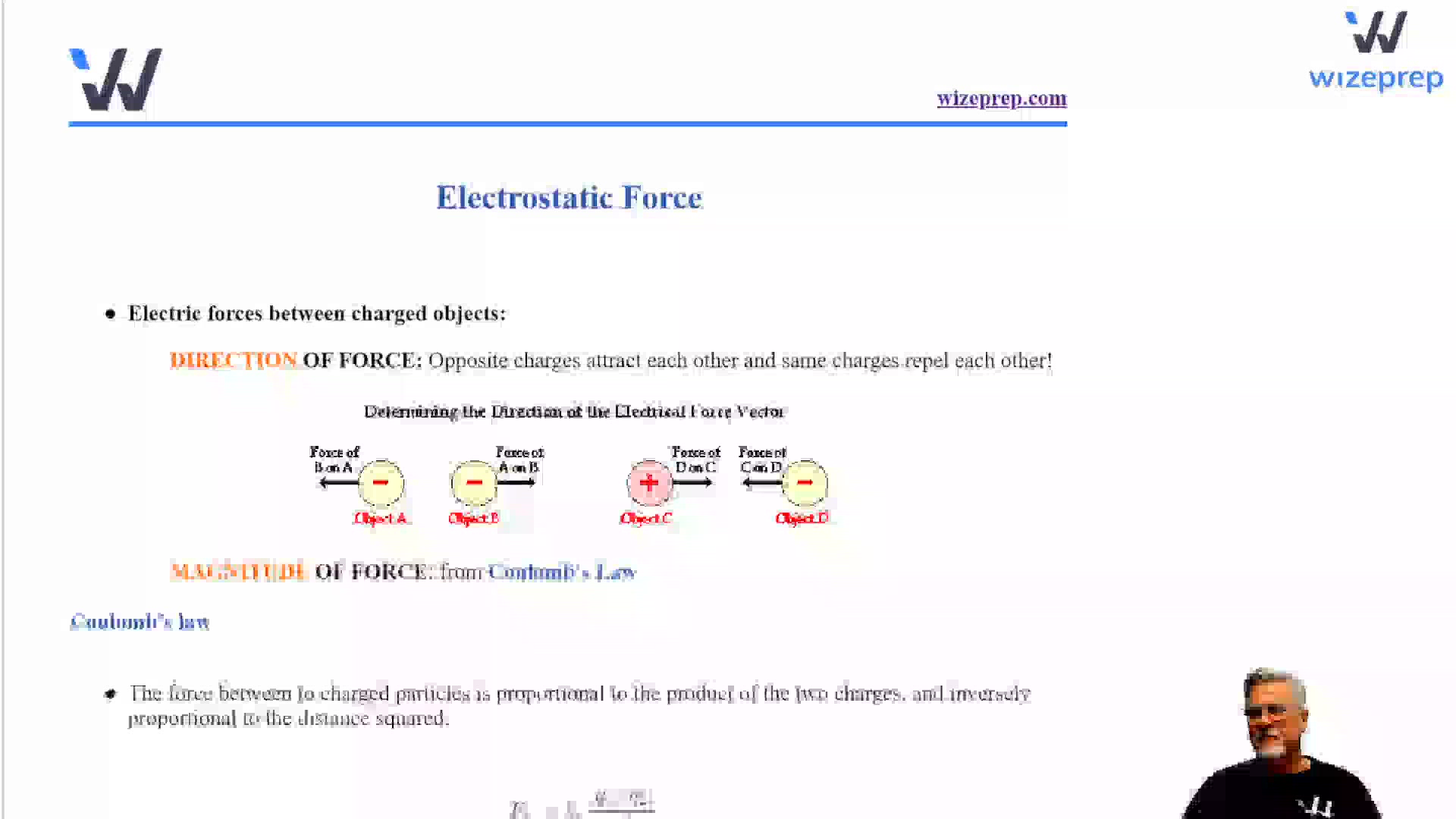 Electrostatic Force - Wize University Physics Textbook (Master) | Wizeprep